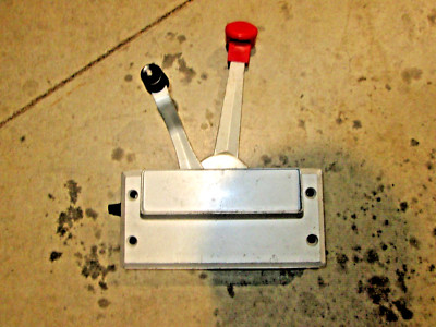 OMC BRP Johnson Evinrude OEM 1958-1978 2 Lever Simplex Side Mount ...