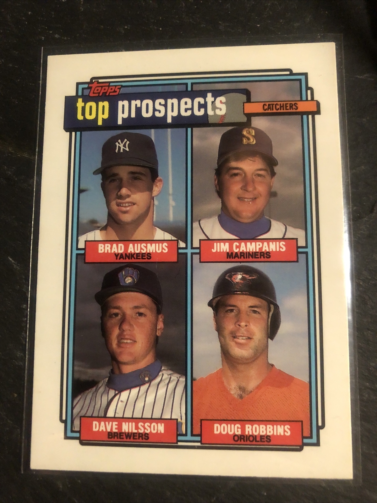1992 Top Prospects Catchers Topps Baseball Card #58 | eBay