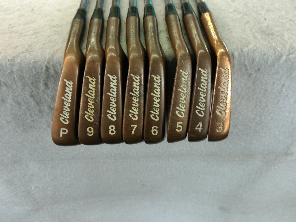 RARE CLEVELAND TOUR ACTION 485 BECU 3-PW IRON SET DG S400 STIFF STEEL ...
