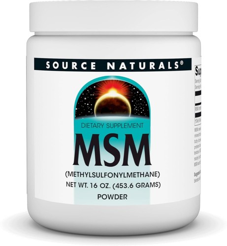 Source Naturals MSM, (Methylsulfonylmethane) - 16 Ounce 1 Pound (Pack ...