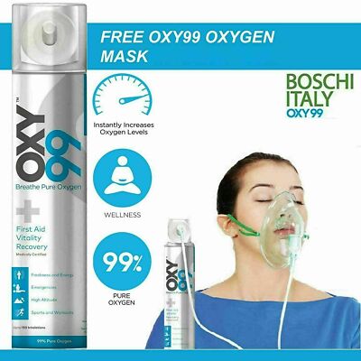 Oxy99 Portable Cylinder Instantly Increases Oxy Levels In The Body | eBay
