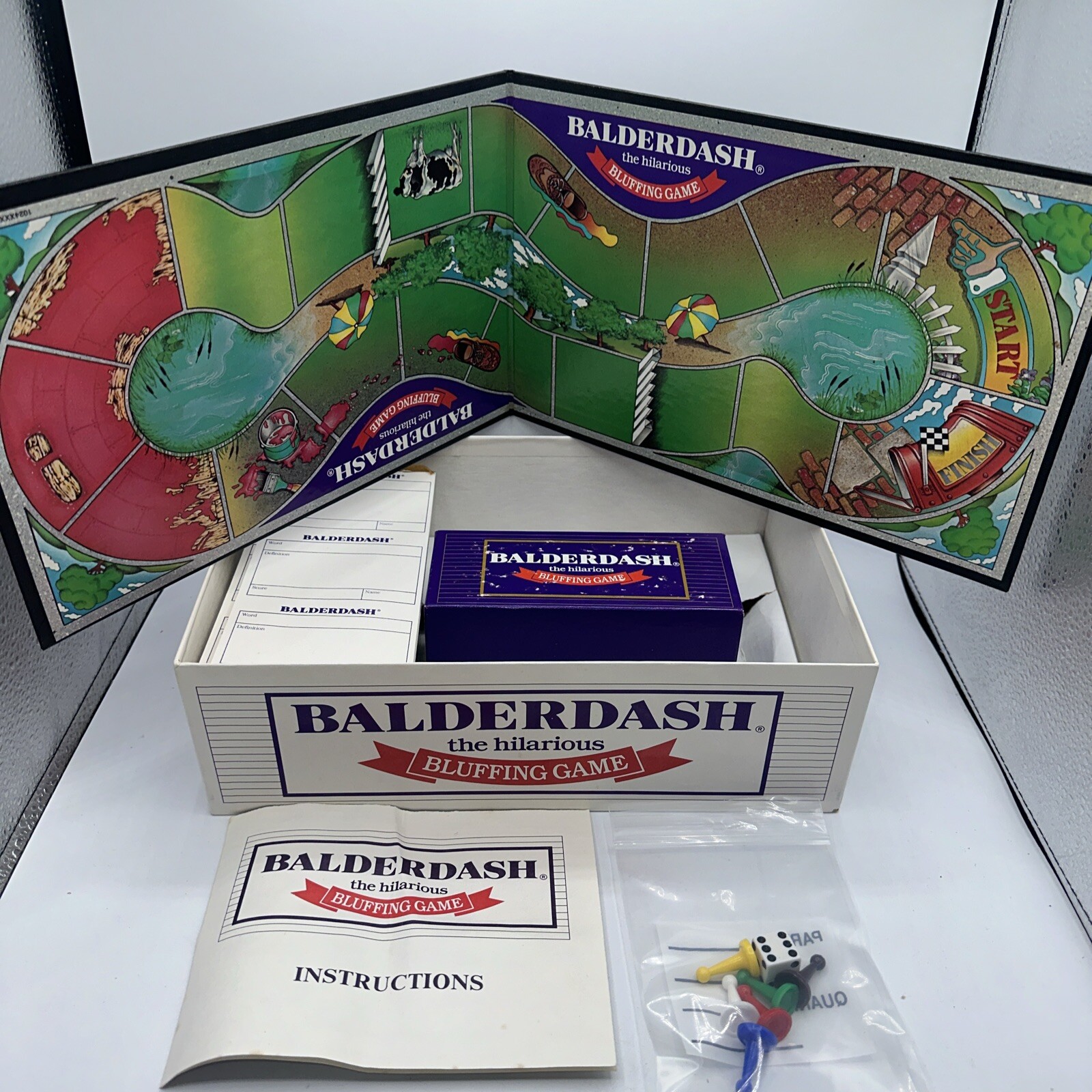 Vintage 1984 Edition Balderdash Bluffing Game by Parker Brothers ...