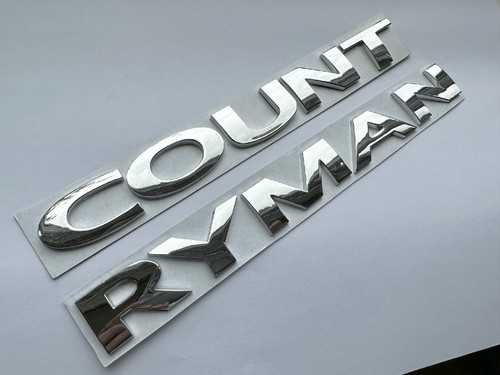 CHROME BADGE REAR LETTERS FOR MINI COUNTRYMAN METAL LETTERING TEMPLATE ...