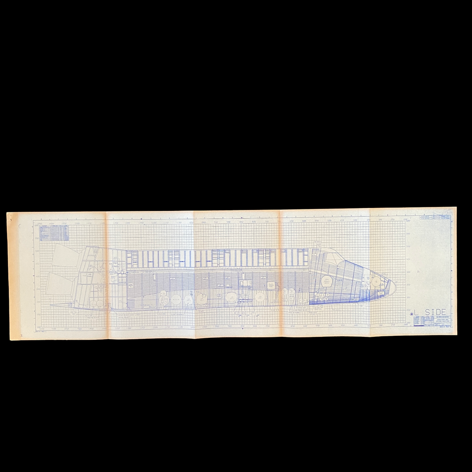 RARE! 1981 NASA Columbia Challenger Space Shuttle Program Schematic ...