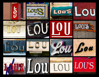 LOU Name Poster featuring actual sign photos | eBay