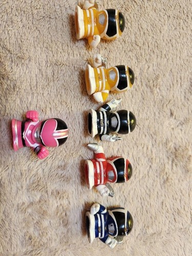 Bandai Power Rangers Megaranger Soft Vinyl Figure Finger Puppet 6p Set ...