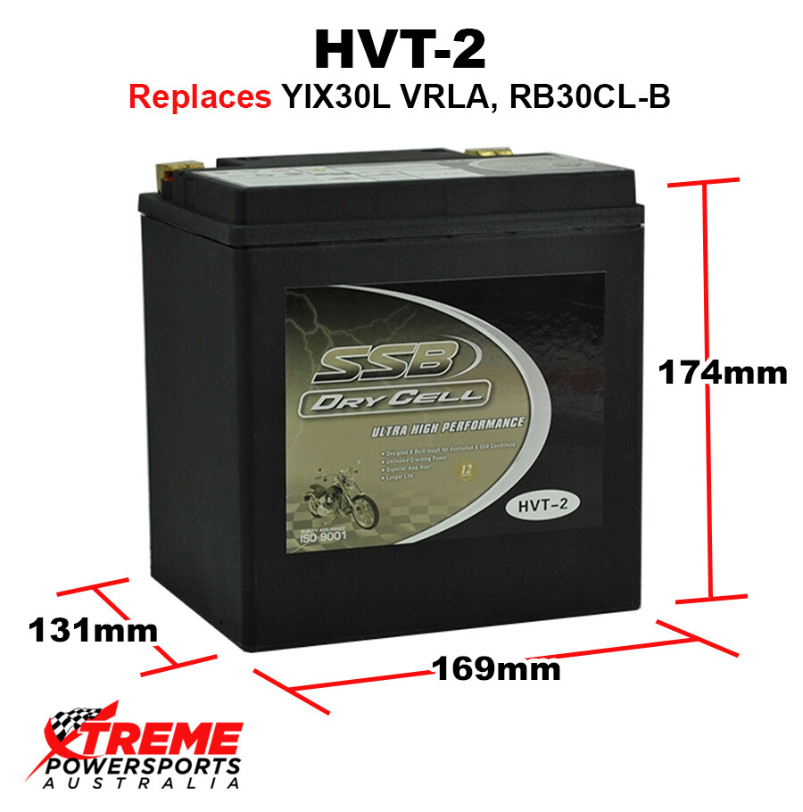 SSB Ultra Performance 12V 515CCA HVT-2 BMW R80 R MYSTIC 1992-1995 AGM ...