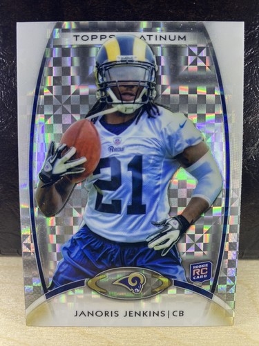2012 Topps Platinum Janoris Jenkins #136 Rookie RC St. Louis Rams NM | eBay