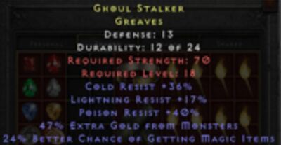 Tri Resists Boots with MF/ Gold Find Diablo 2 Resurrected D2R -SC- PC ...
