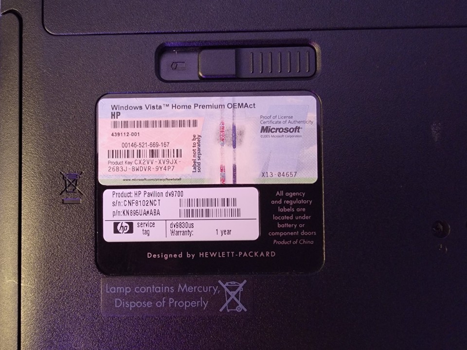 hp pavillion dv9700 Intel Core 2 Duo laptop 17'' | eBay