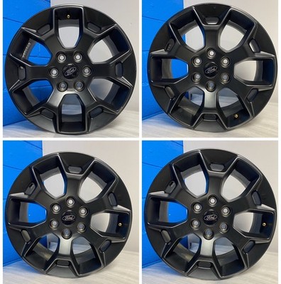 SET 2021-2023 Ford F150 Police Responder 18x8.5 Matte Black Rims ALY ...