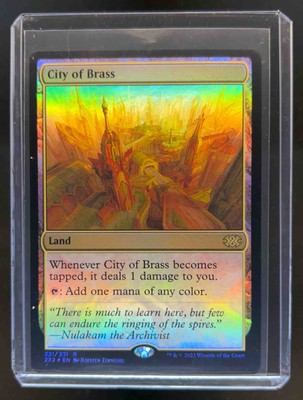 2022 Magic The Gathering City of Brass Double Masters Foil 321/331 | eBay