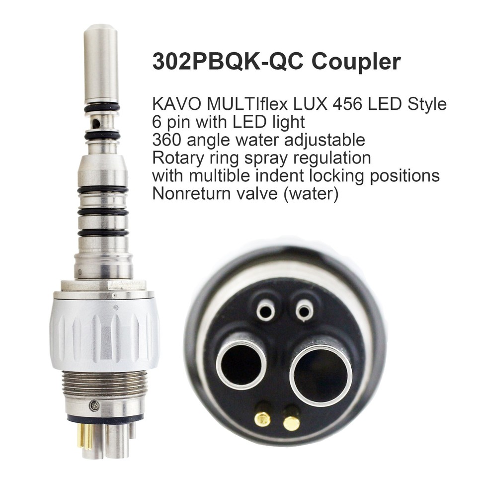 BEING High Speed Handpiece Fiber Optic LED Turbine 302/303PBQ-K KaVo ...