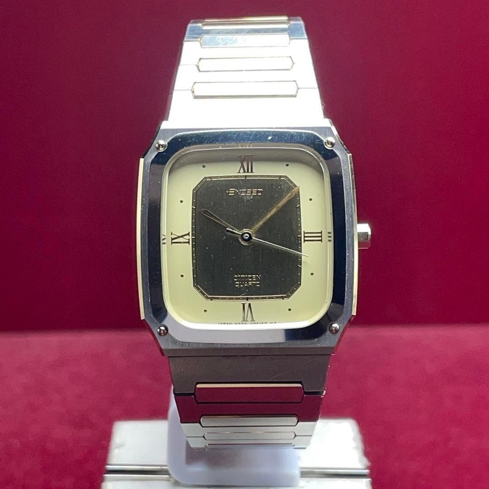 Citizen Exceed 80s Vintage Dress Watch Men's Japan Gold Luxury ClassiC ...