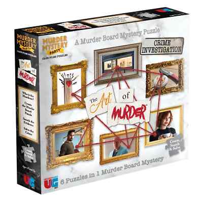 Murder Mystery Party Case File Murder Board Puzzles The Art of Murder ...