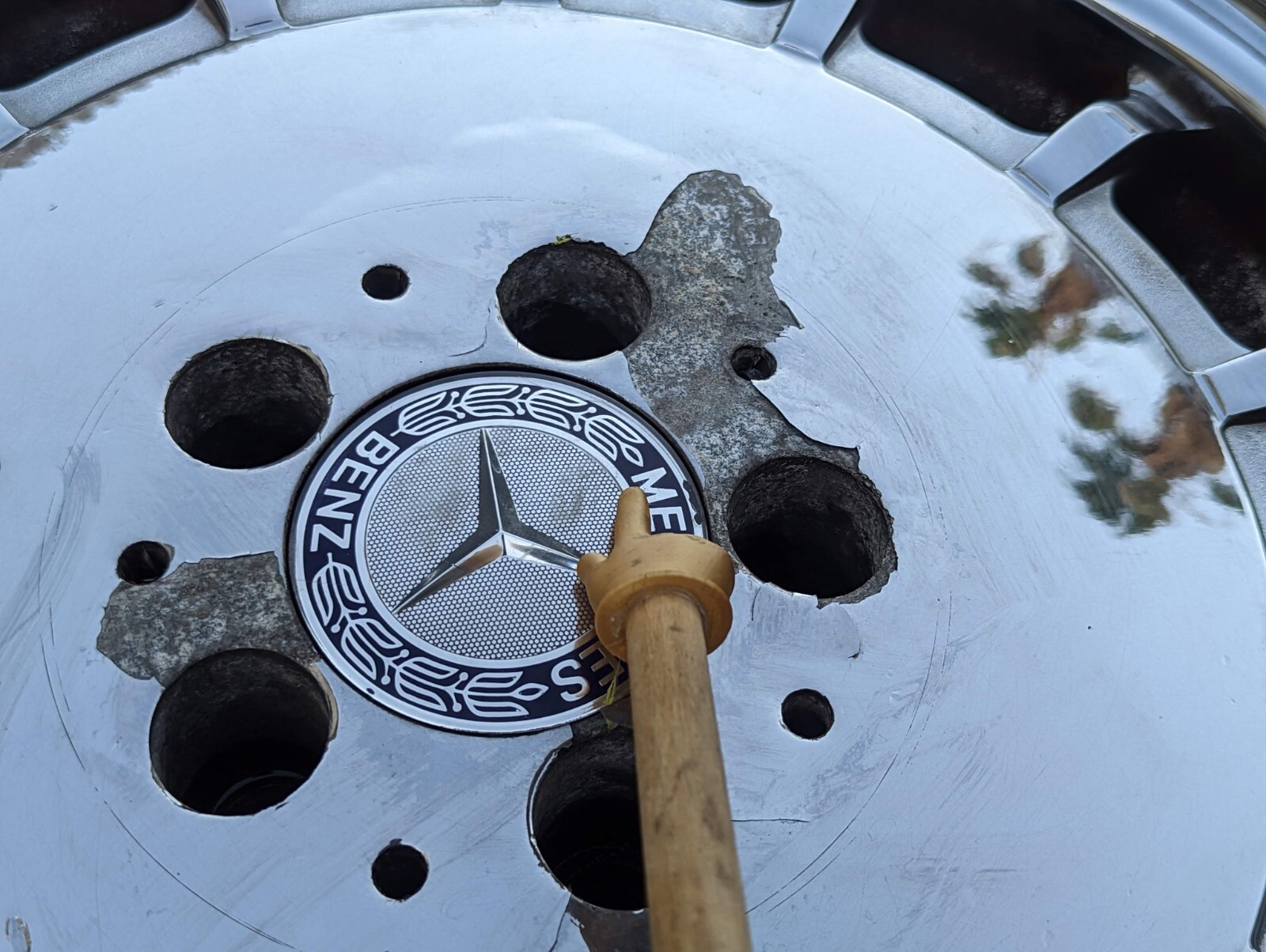 Mercedes R129 300SL EVO1 16X8 Wheel Rims Set Chrome 1294000102 OEM ...