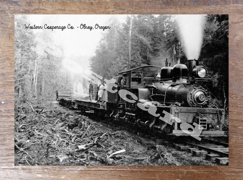 Historic Western Cooperage Co. - Olney, Oregon Train Postcard 1 | eBay ...