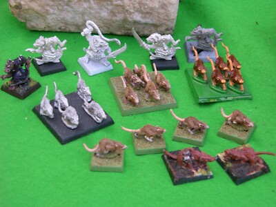 WHFB SKAVEN ARMY, SKAVEN PACKMASTER & RATS MULTI-LISTING | eBay UK