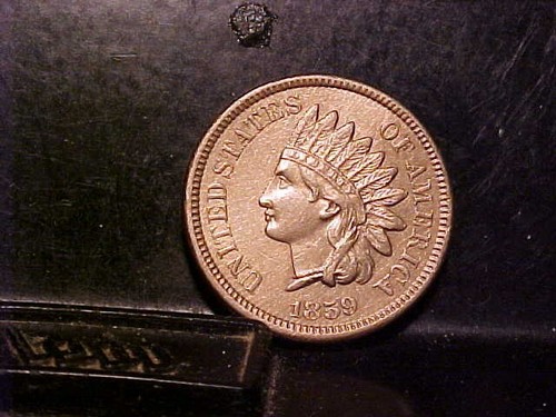 1859 Indian Head Cent MS UNCIRCULATED FULL FEATHERS | eBay