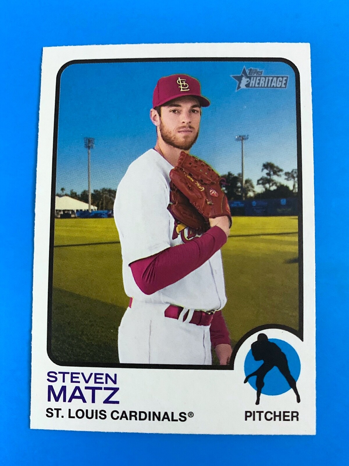 2022 Topps Heritage Baseball #382 Steven Matz *St. Louis Cardinals* (A ...