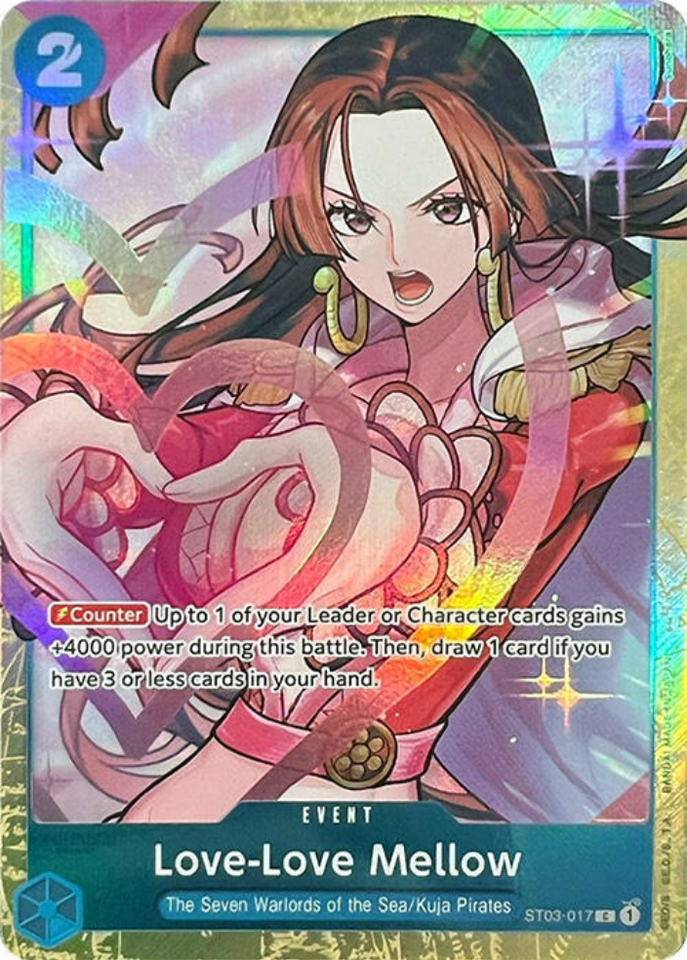 Boa Hancock RARE PREMIUM PROMO ALT ART FOIL ST03-017 ONE PIECE TCG NEAR ...