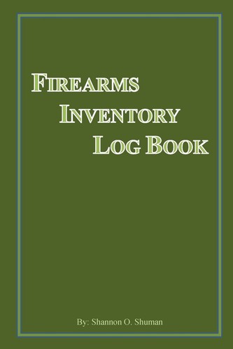 Firearms Inventory Log Book | eBay