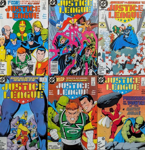JUSTICE LEAGUE #1-6 1st App Maxwell Lord DC Comics, 1987 | eBay