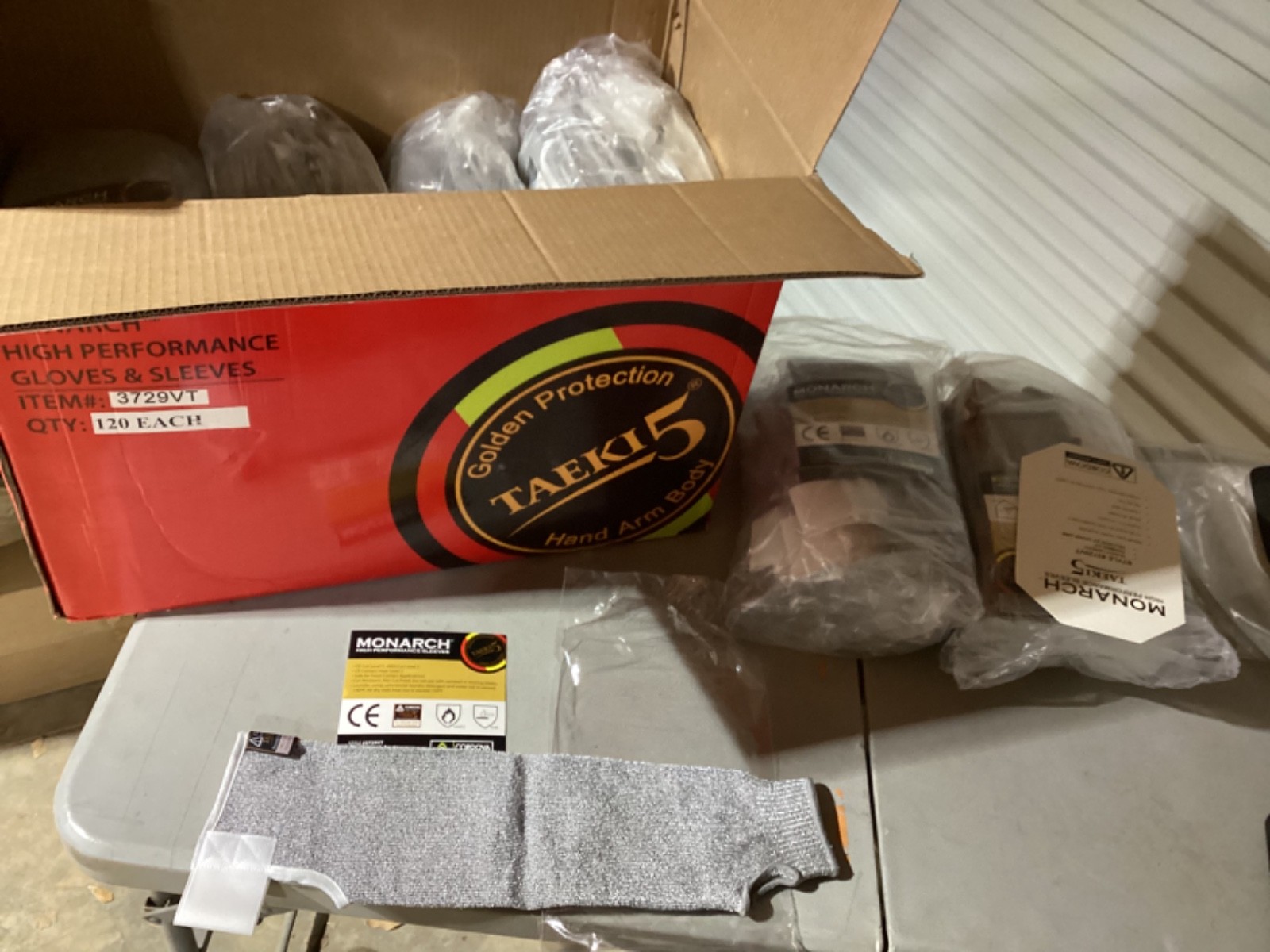 Case of 120 Cordova Monarch Cut Resistant & Heat Resistant Sleeves 18in ...