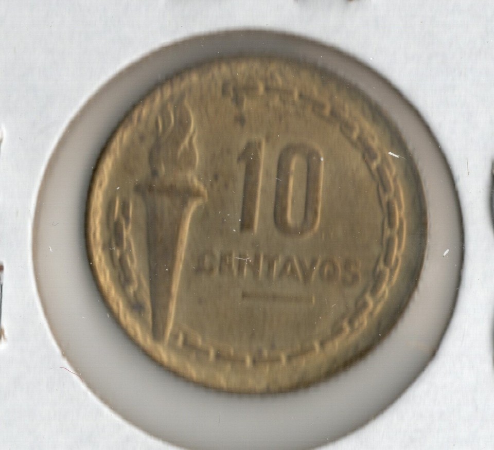 Coin Peru 10 Centavos 1954 KM233, one year type | eBay