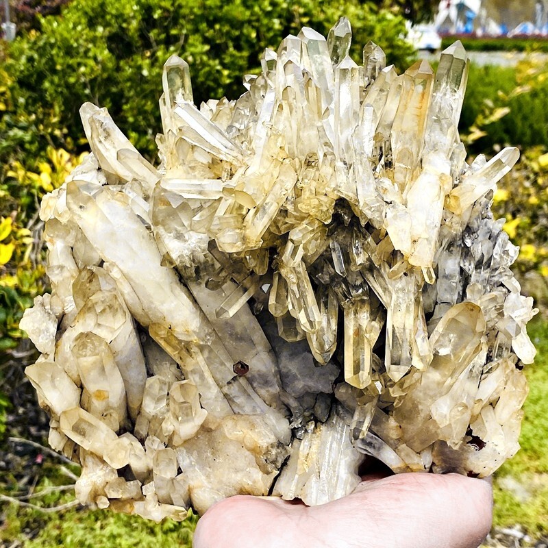 8.22LB Natural crystal clusters quartz crystal mineral specimens Reiki ...