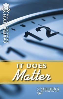 Carter High Senior Year Ser.: It Does Matter by Eleanor Robins (2010 ...