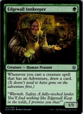 Magic the Gathering Foil Edgewall Innkeeper Throne of Eldraine MTG Free ...