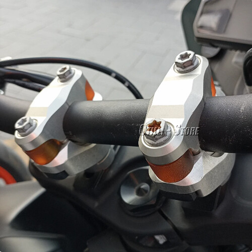 28mm Handlebar Risers Mounting Bar For 690 Duke 790 1190 Adv 1290 Super ...