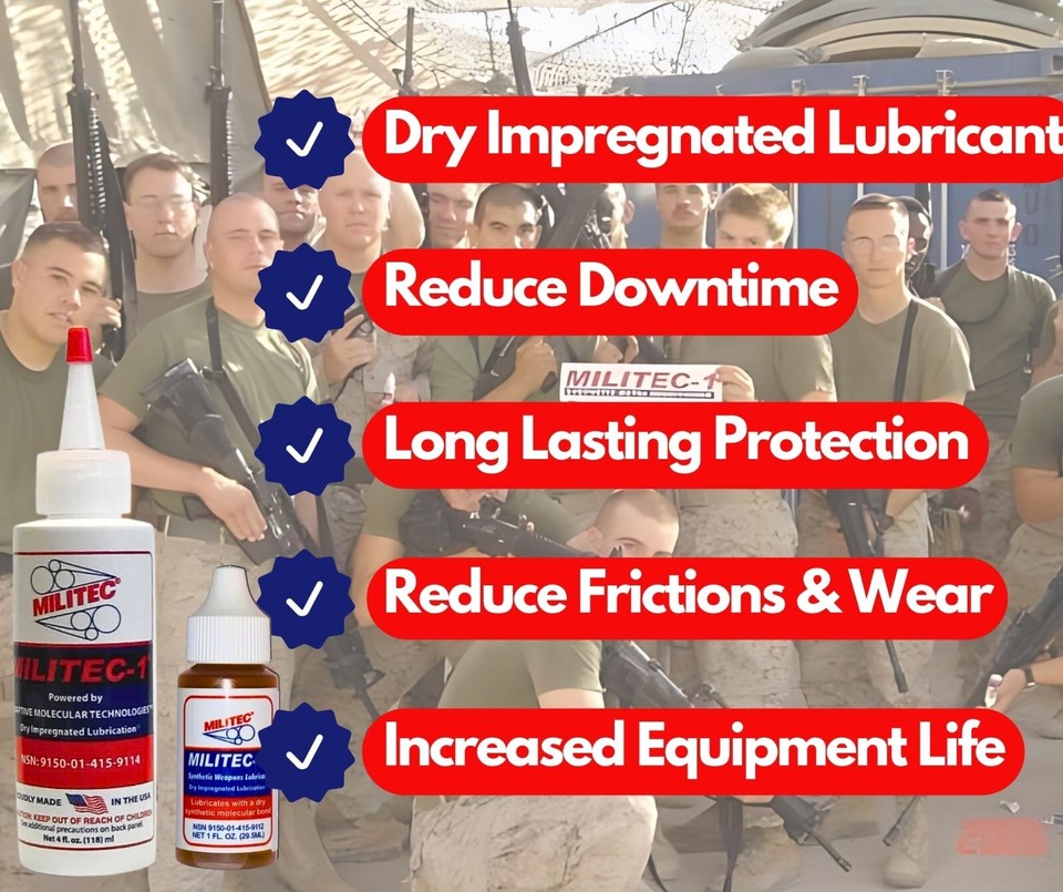 Militec-1 NSN 9150-01-415-9112, Anti-friction Metal Conditioner, 1 oz ...