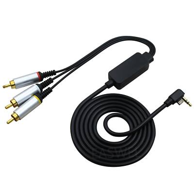 AV TV Video Adapter Component Cable for PSP 2000 3000 RCA Composite AV ...