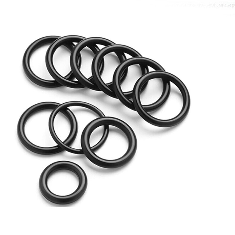Heat Oil Resistant WD 2mm NBR Nitrile O-Ring Rubber Sealing Ring OD 6 ...