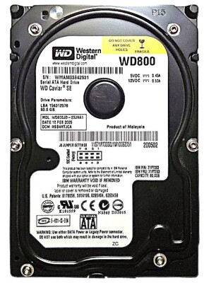 WESTERN DIGITAL 80 GB SATA HARD DRIVE WD800 TESTED GOOD | eBay Australia