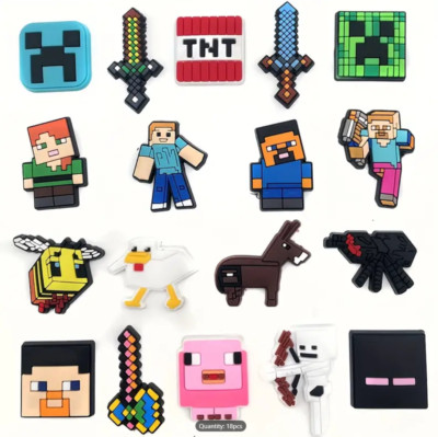18 CHARMS! Minecraft - Shoe Charms High Quality, FREE & FAST Shipping ...