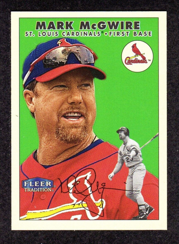 2000 Fleer Tradition Glossy #400 Mark McGwire St. Louis Cardinals A's ...