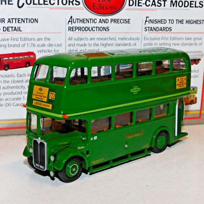 EFE RT BUS LONDON TRANSPORT GREEN LINE ROUTE 722 ALDGATE 1/76 10133 ...