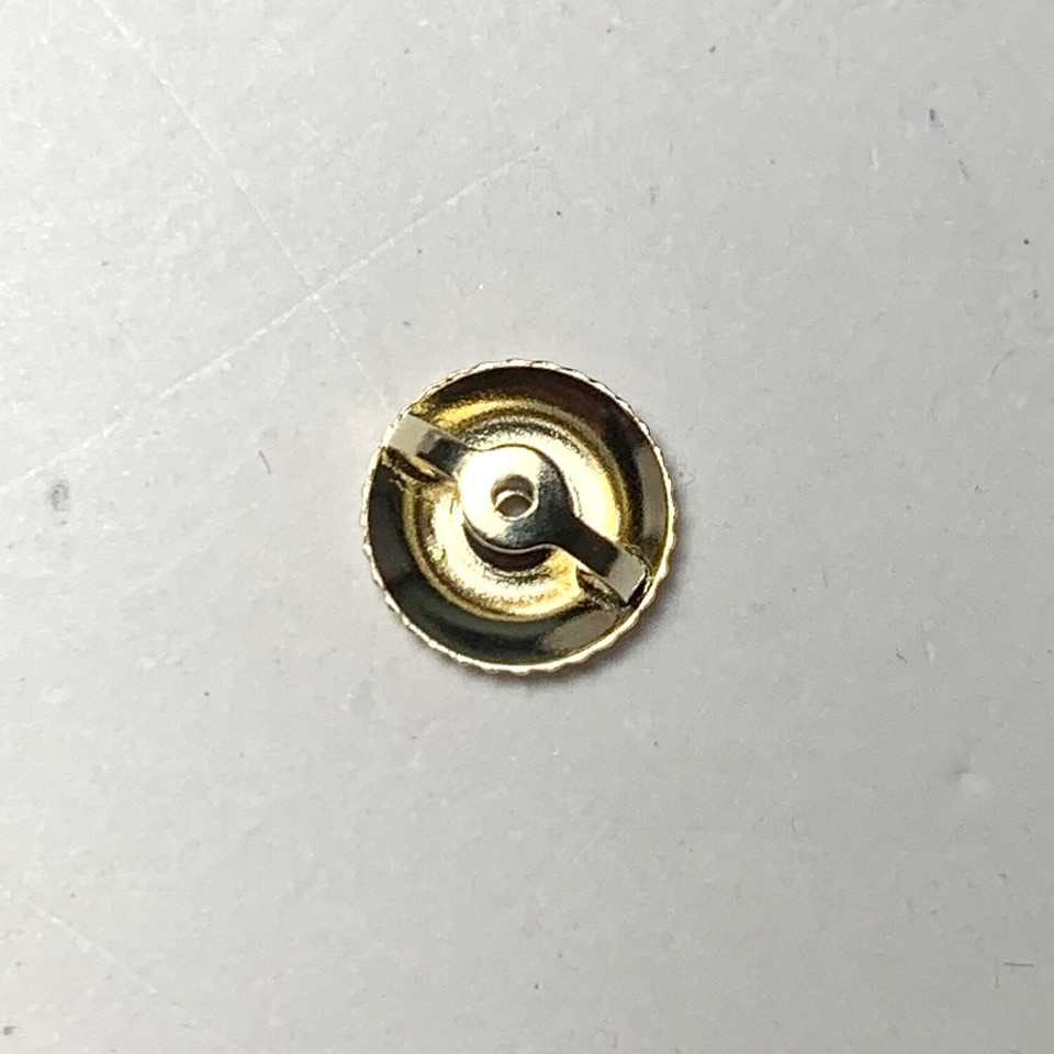 Solid 14k Yellow Gold Earring Back for Screw Back Posts -approx 0.86mm ...