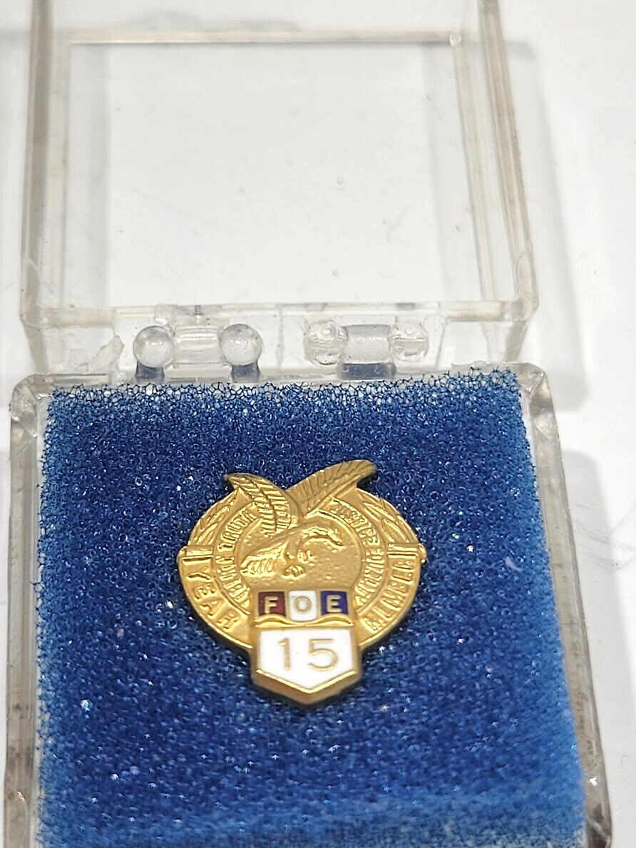 FOE Fraternal Order Eagle Auxiliary 15 Years Service Pin Home | eBay