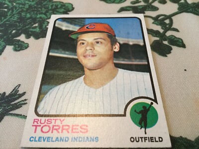 1973 Topps RUSTY TORRES Baseball Card High Number INDIANS #571 | eBay