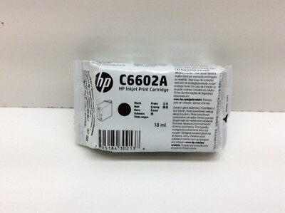 HP Reduced Height Black Original Ink Cartridge C6602A | eBay