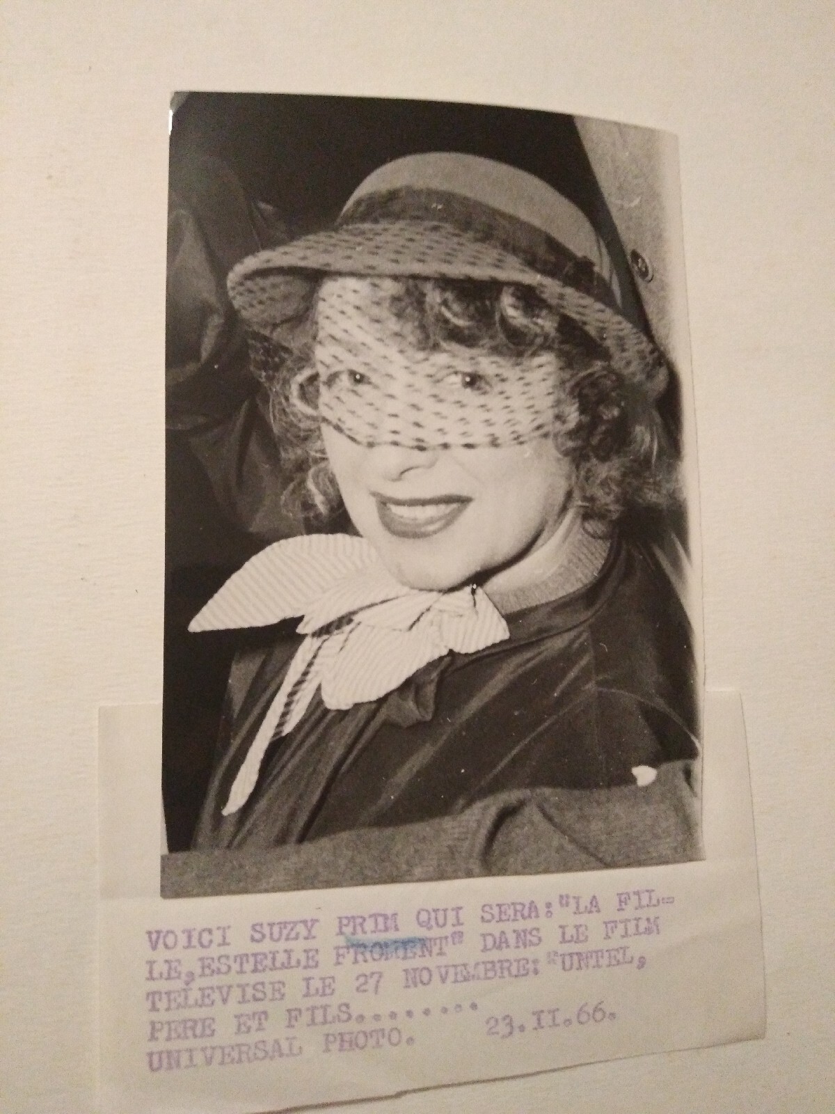 PHOTO DE PRESSE ARGENTIQUE ACTRICE SUZY PRIM 1966 LOUIS FEUILLADE TRÈS ...