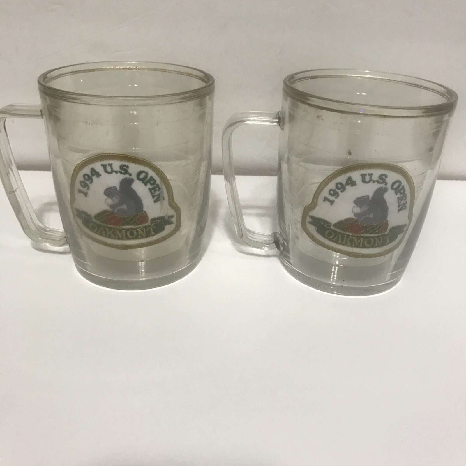 Vintage 1994 U.S. Open Oakmont Tervis Handled Mugs Tumblers Set of 2 | eBay