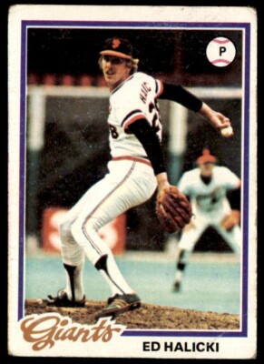 1978 Topps Ed Halicki San Francisco Giants #107 | eBay