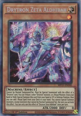Drytron Zeta Aldhibah NM 1st MP21 2021 Tin of Ancient Battles Yugioh | eBay