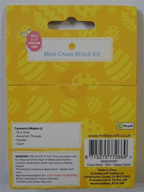 Mini Easter Cross Stitch Kit (Choice of 8) | eBay