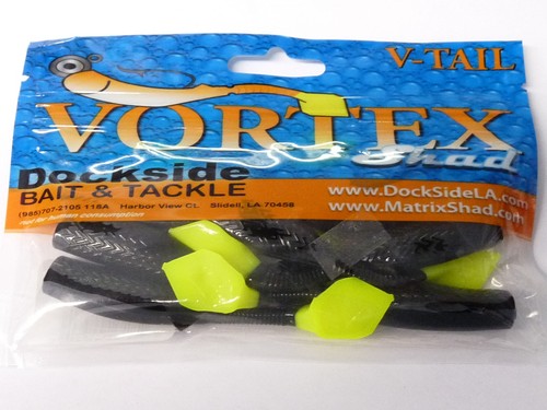 Vortex SHAD 3" Soft Plastic Bait Fishing V-tail Dockside Tackle ...